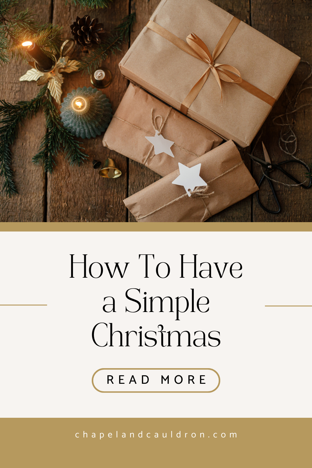 Our Simple Christmas — Chapel and Cauldron