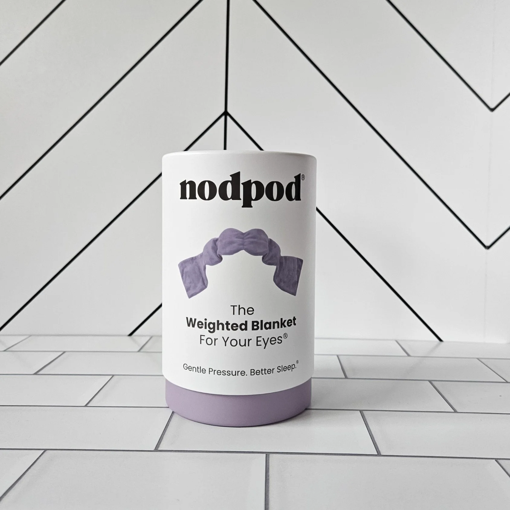 Wisteria Nodpod Weighted Eye Mask - Soothing Sleep Aid — Harper & James ...