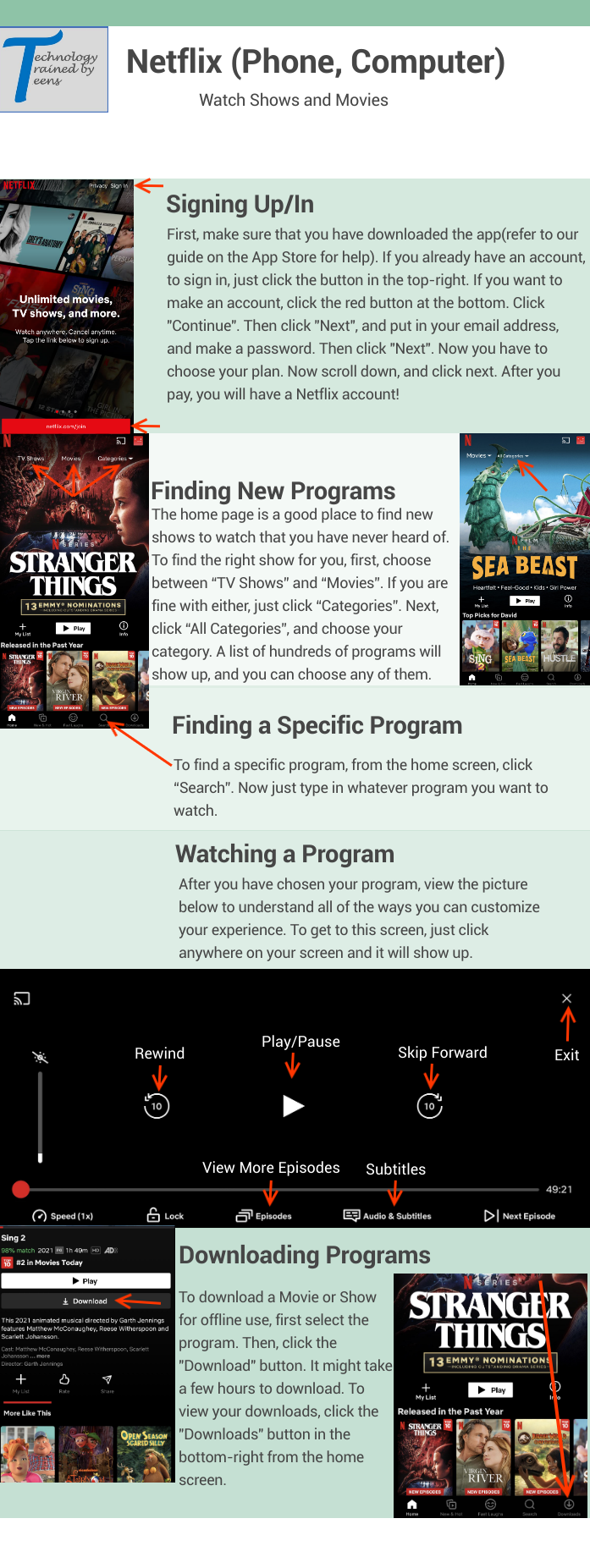 Netflix — Technology Trained by Teens