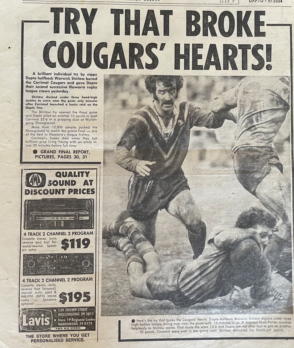 About 1 — DAPTO RLFC
