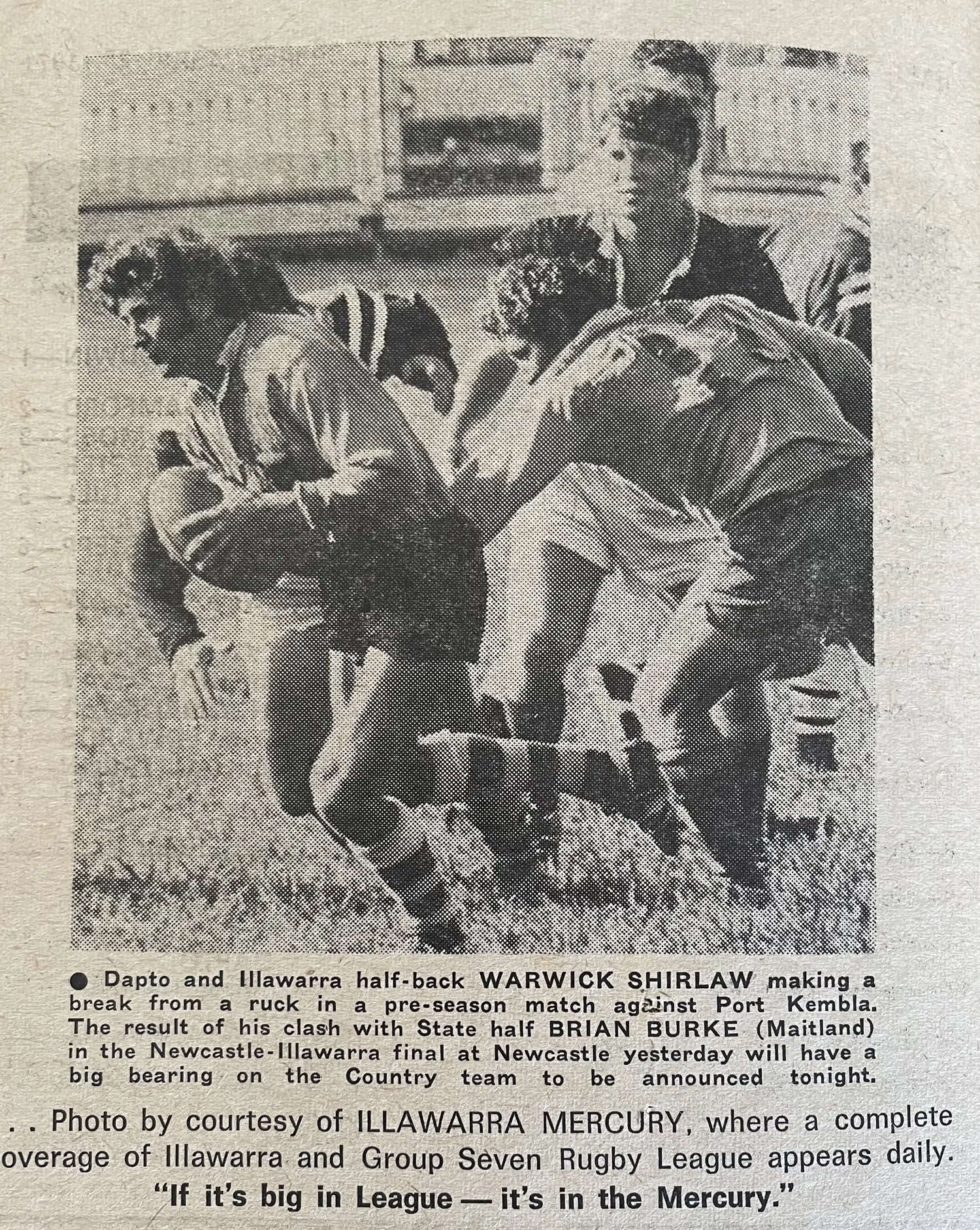 About 1 — DAPTO RLFC