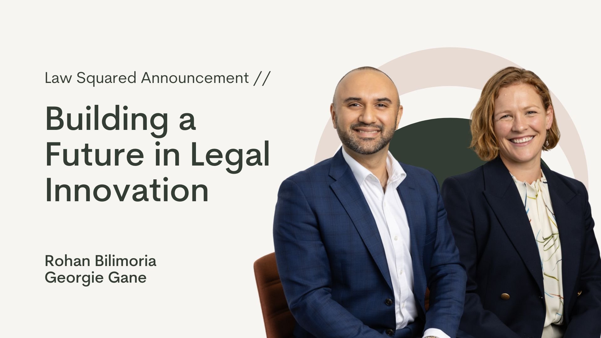In-house specialist, Georgie Gane, and Law Ninjas Founder, Rohan Bilimoria join Law Squared ...