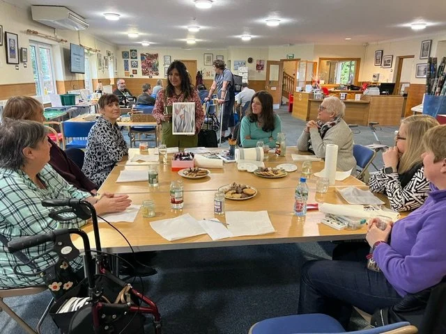 Art workshop with Komathy — Beds and Northants MS Therapy Centre