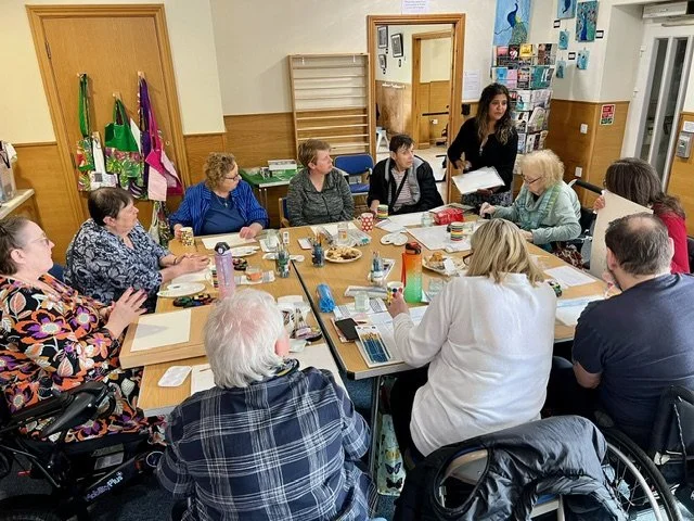 Art workshop with Komathy - landscapes — Beds and Northants MS Therapy ...