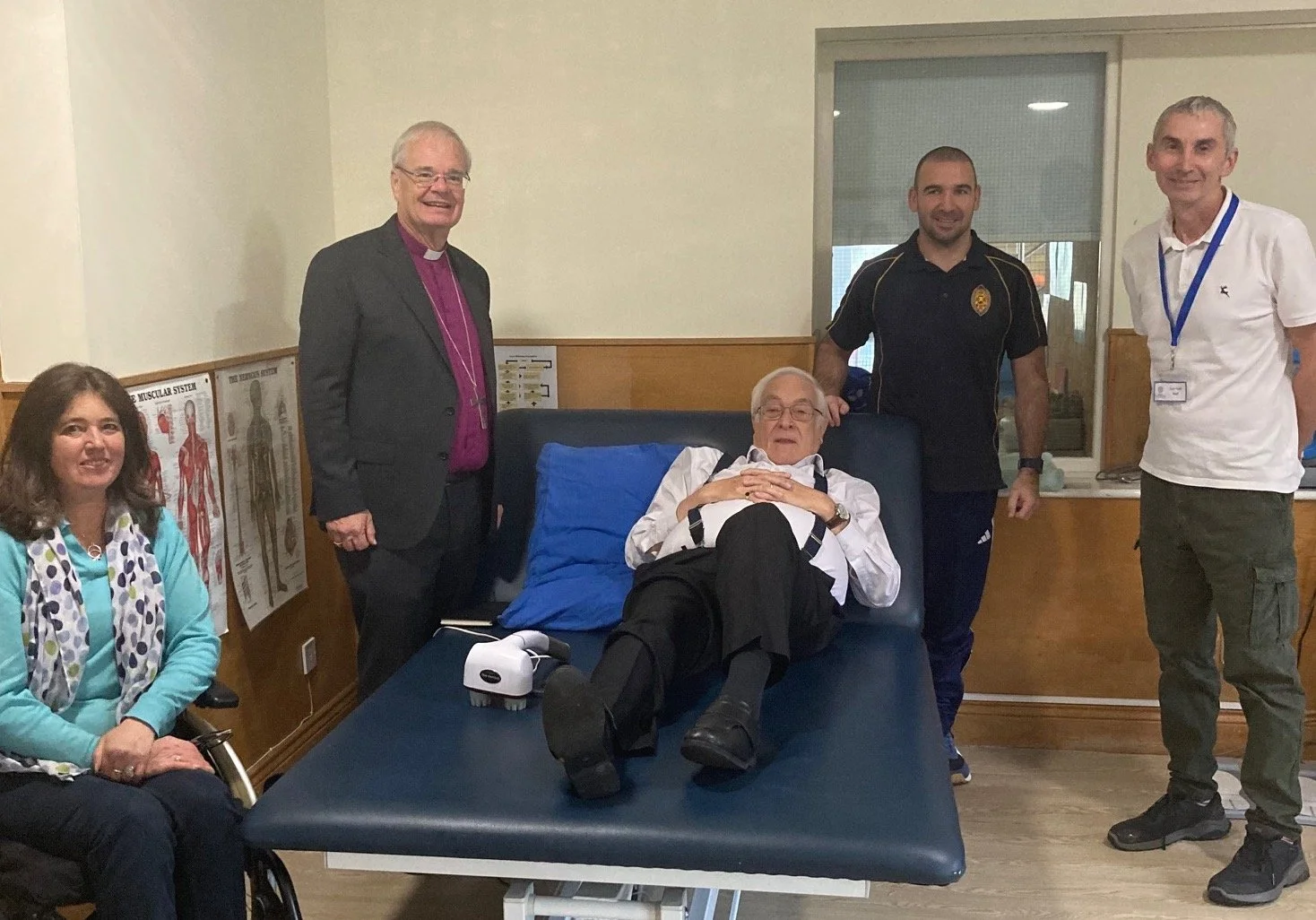 Bishop visits the MS Therapy Centre — Beds and Northants MS Therapy Centre