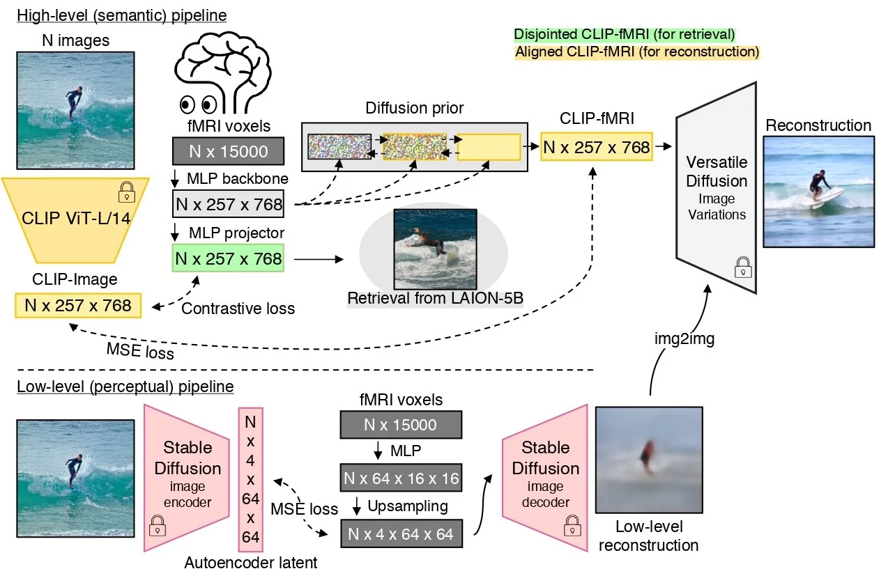 Reconstructing the Mind’s Eye: fMRI-to-Image with Contrastive Learning and Diffusion Priors ...