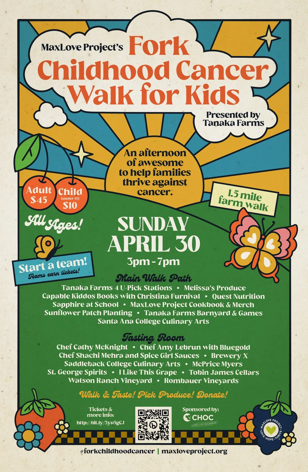 Fork Childhood Cancer Walk for Kids — MaxLove Project
