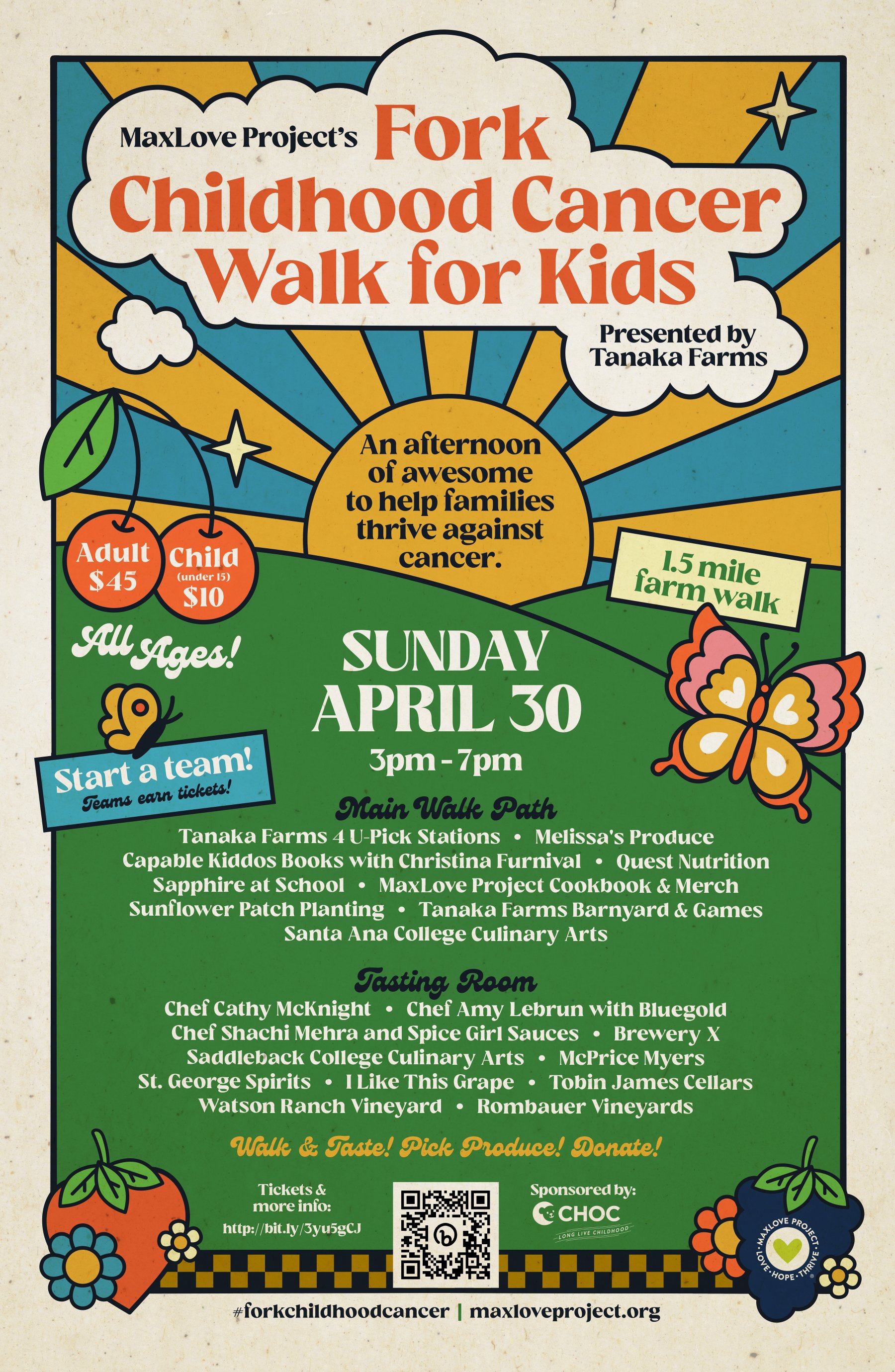 Fork Childhood Cancer Walk for Kids — MaxLove Project