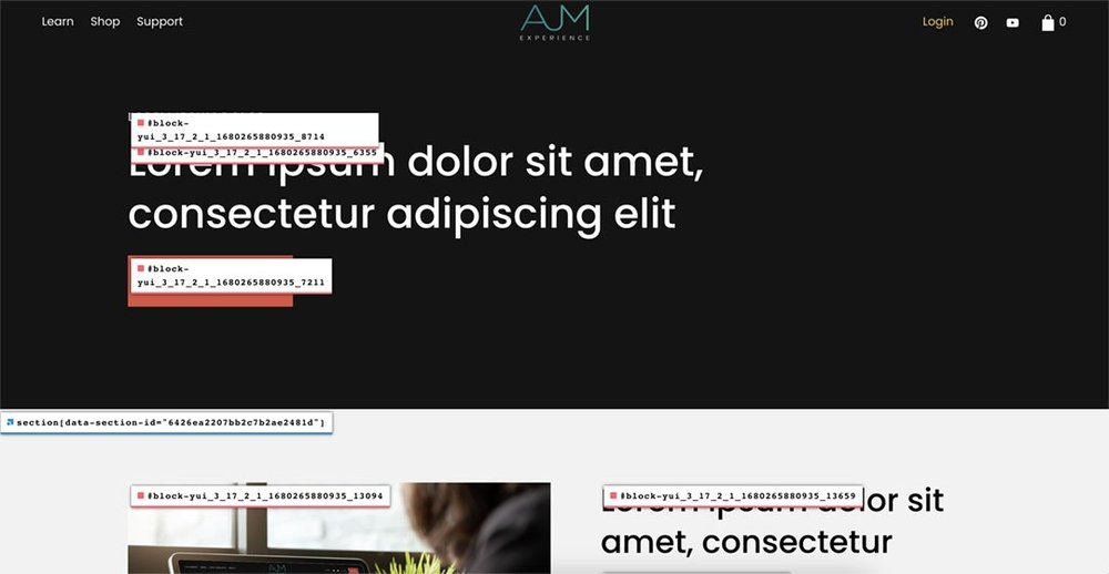 How to Find Block IDs with Squarespace ID Finder