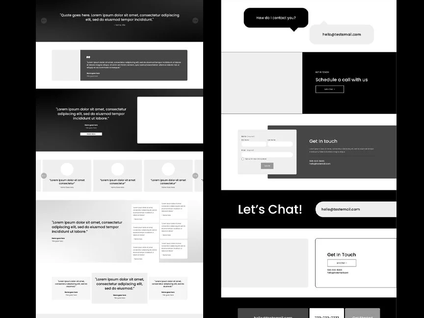 Squarespace Layout Templates | AJM Experience