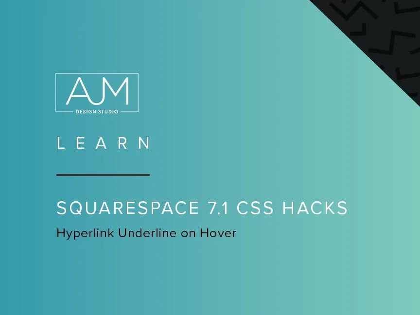 Squarespace Underline Links on Hover With Simple CSS Code