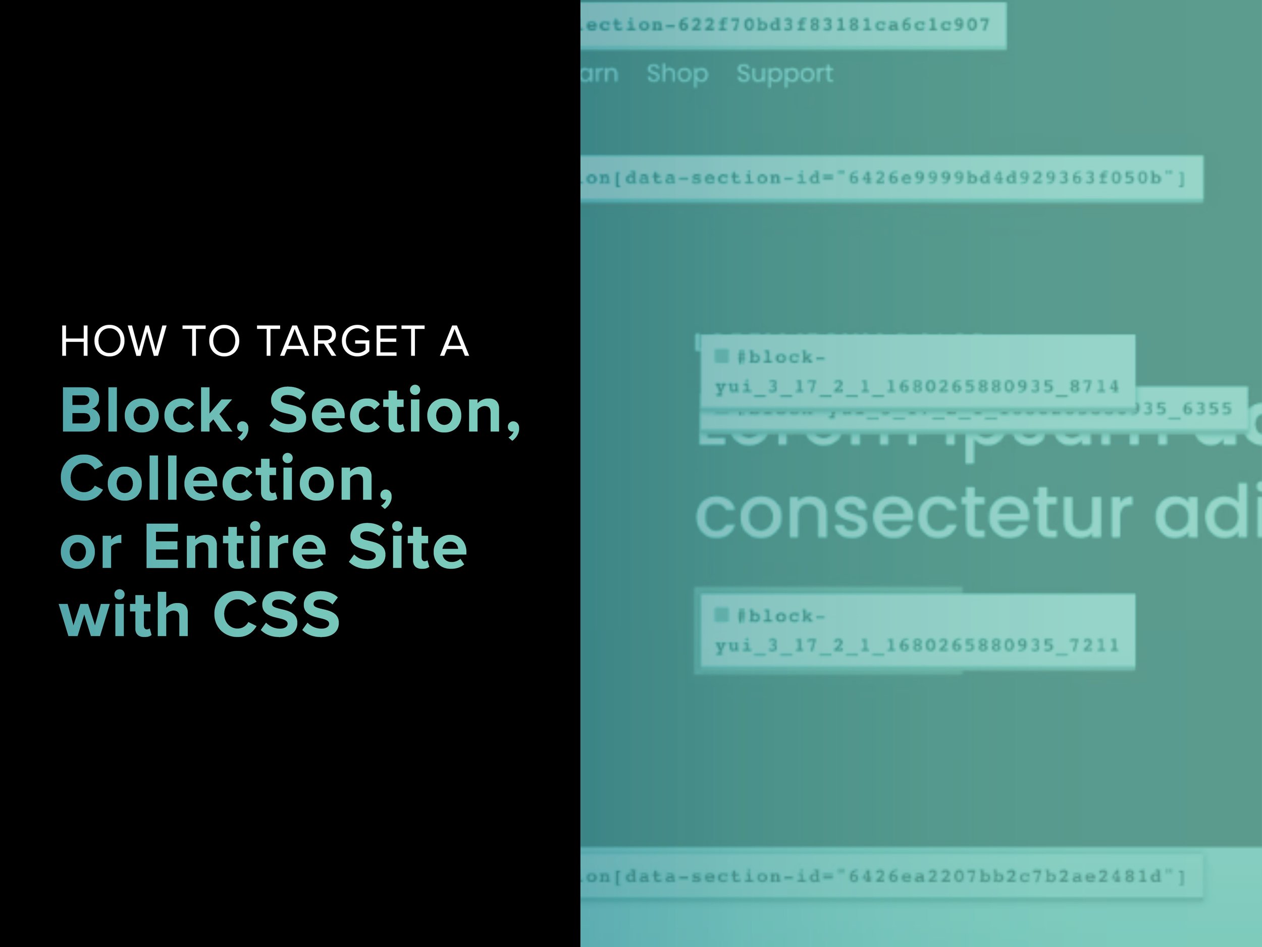 Using Css Selectors In Squarespace Block Ids And More