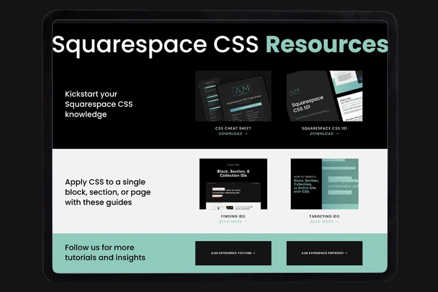 75+ Squarespace Custom CSS Codes | CSS Library
