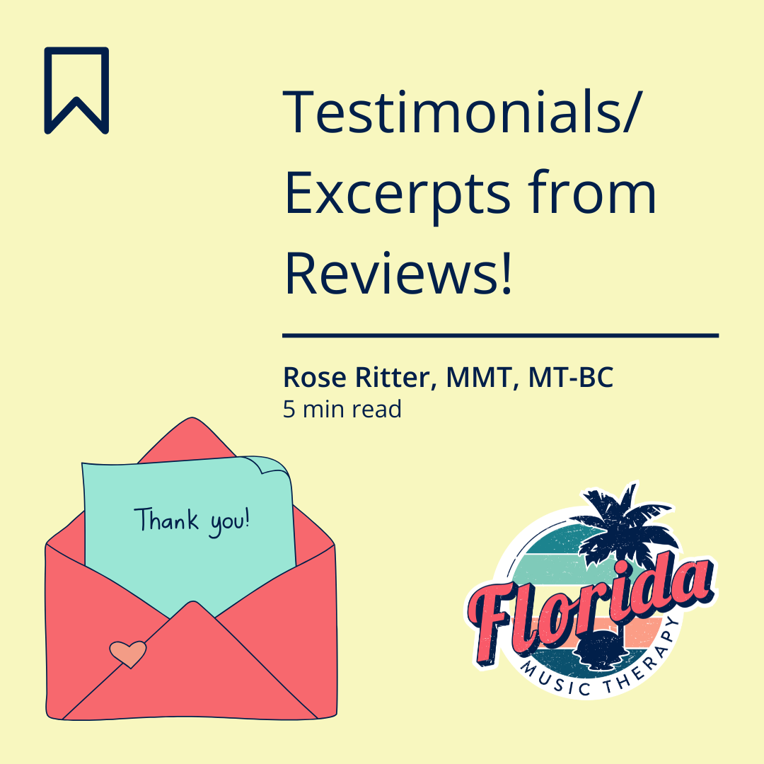 Blog 3 — Florida Music Therapy