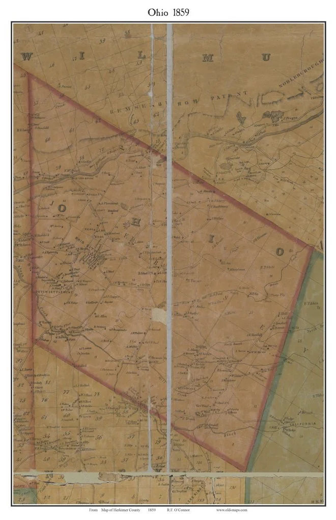 Historical Maps — Town of Ohio, New York