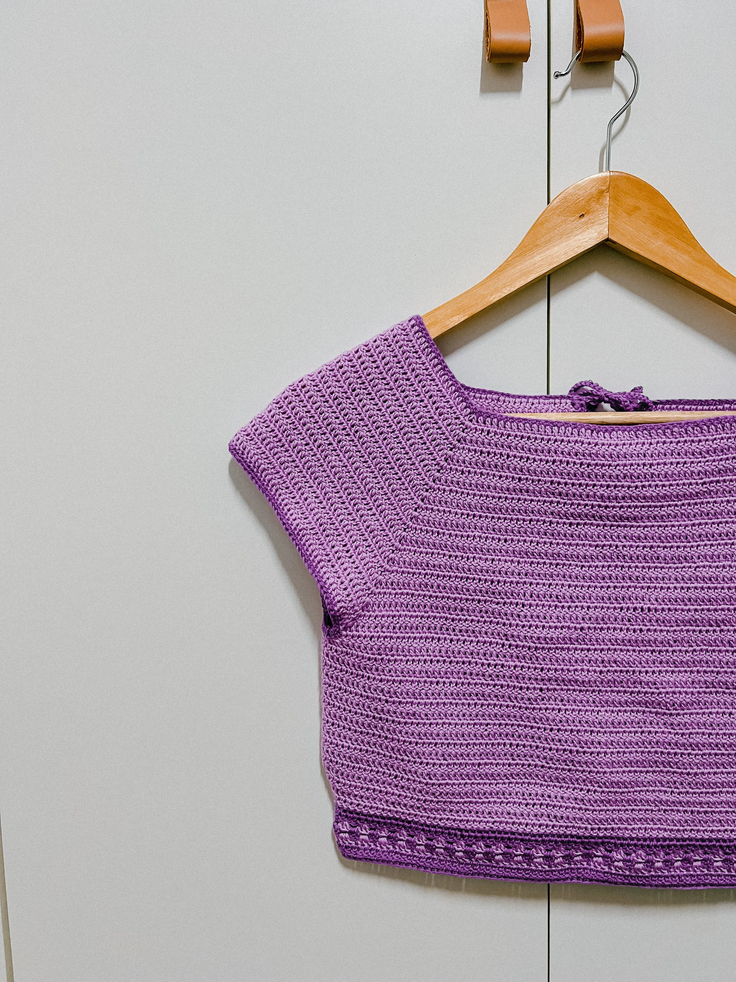 Mini Me: Twinning Crochet Crop Top — AISHA BA