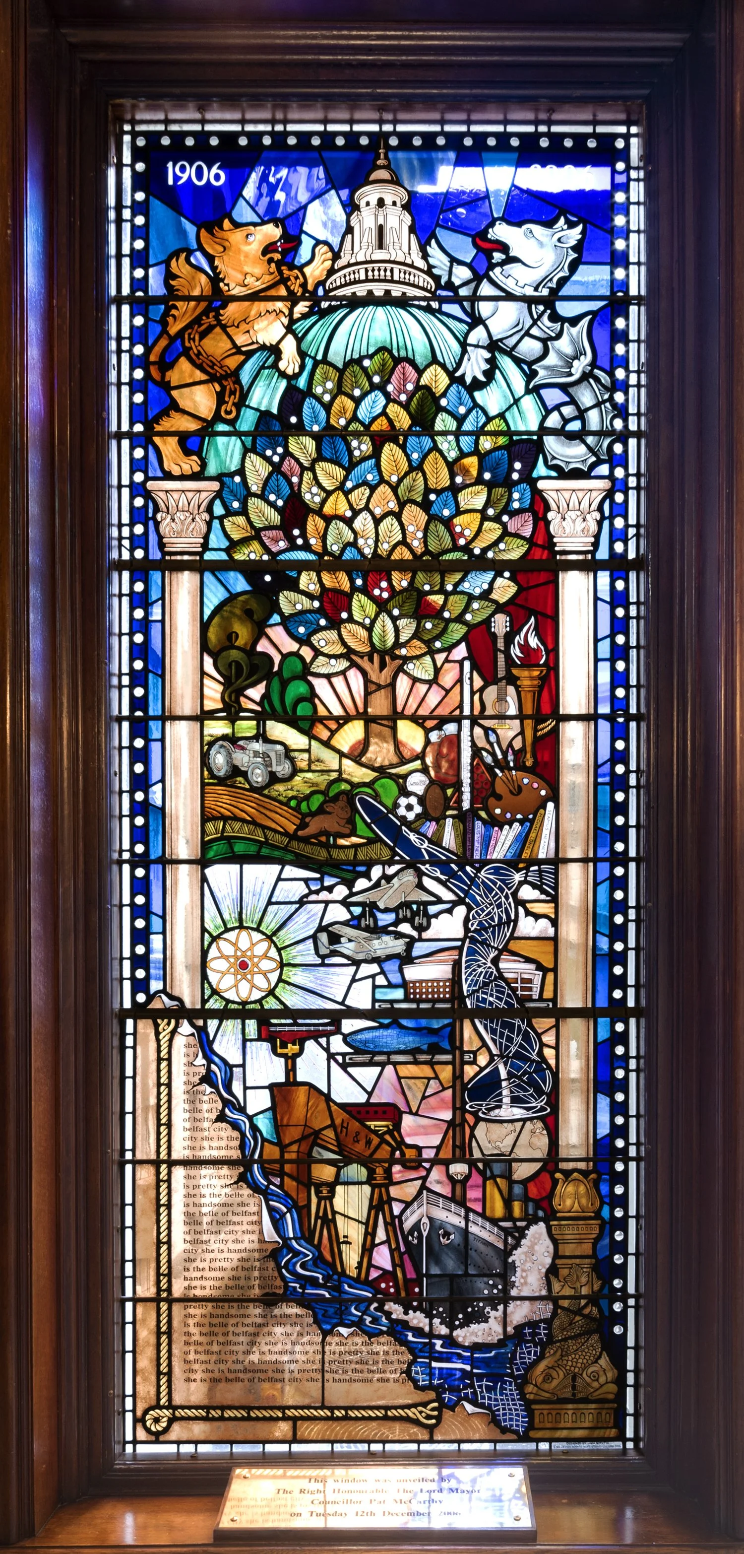 Stained glass for public buildings by Ann Smyth, NI — Stained glass ...