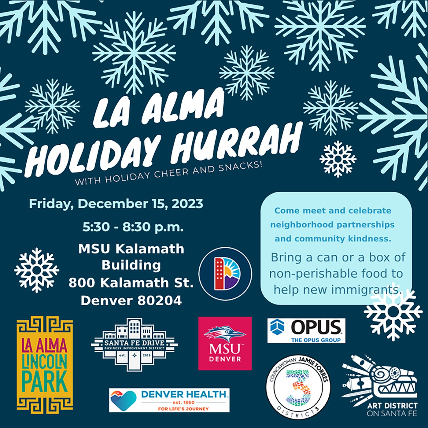 Event Info — La Alma Lincoln Park Neighborhood
