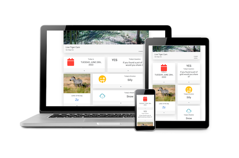 Daily Lesson Dashboard — Mighty Kids Virtual Academy
