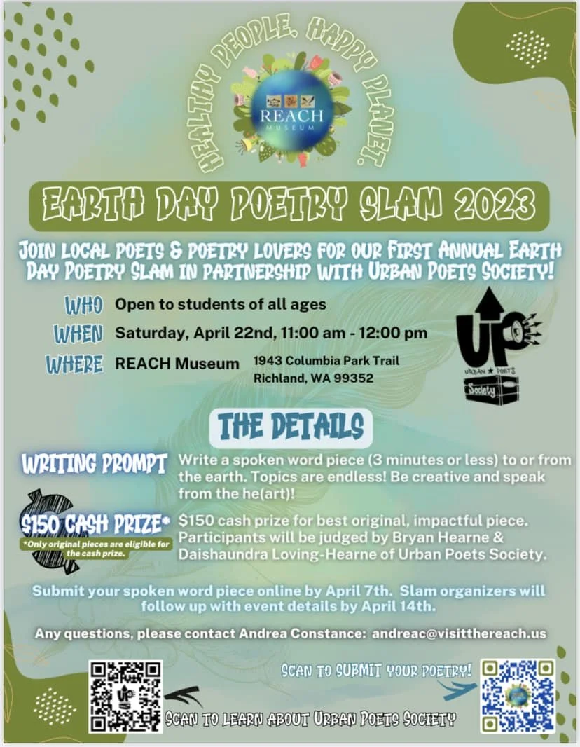 Urban Poets Society - Earth Day Poetry Slam 2023 — Author Stella Williams