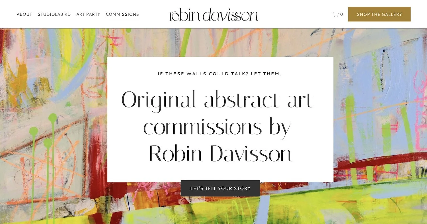 Artist Website Design Inspiration