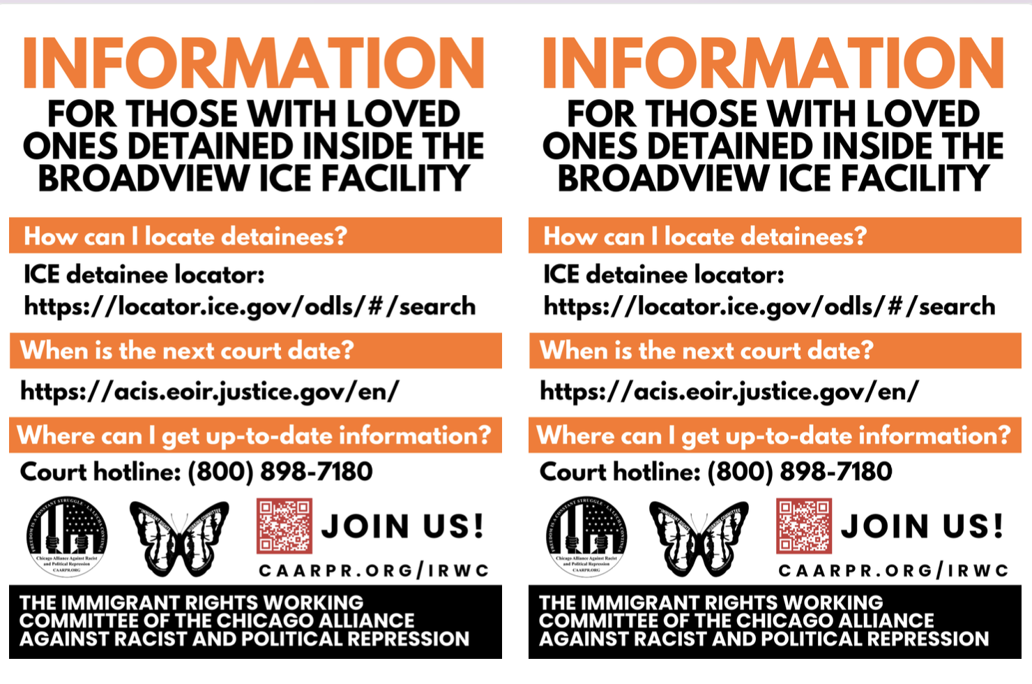 Immigrant Rights Working Commitee — Chicago Alliance Against Racist and ...