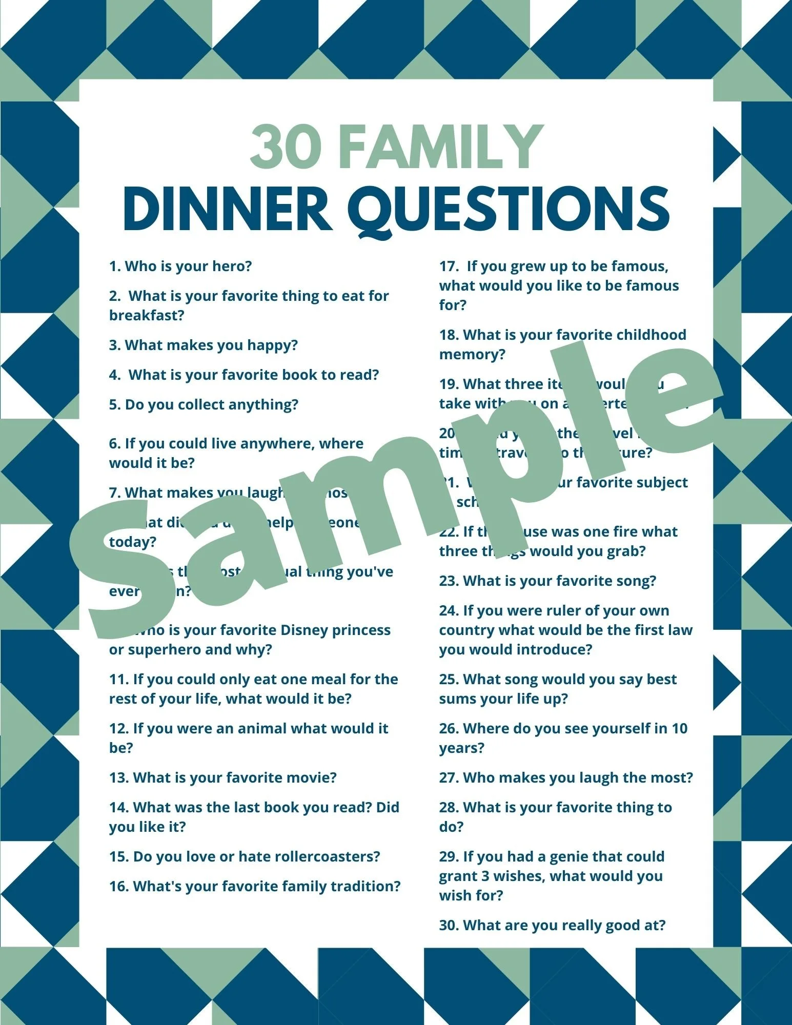 30 Meaningful, Fun and Testimony Building Family Questions — Lyissa ...