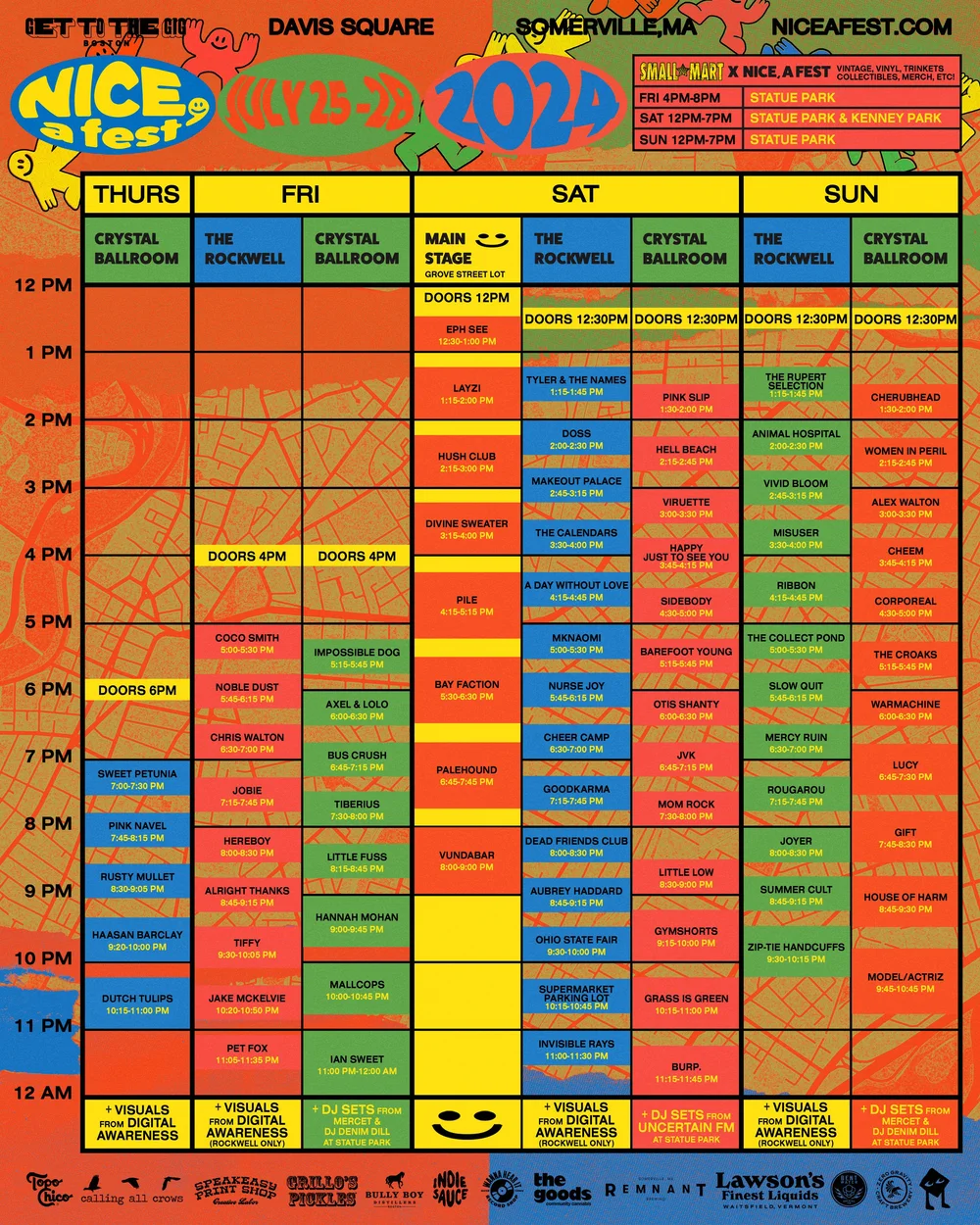2024 SCHEDULE — NICE, a fest