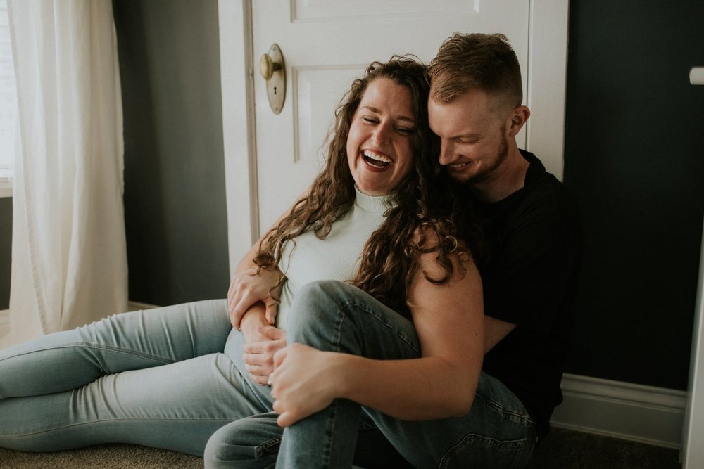 Intimate Couples Boudoir Session // Marquette, MI // Alec + Syndey Part ...