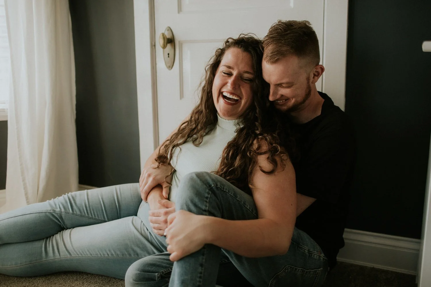 Intimate Couples Boudoir Session // Marquette, MI // Alec + Syndey Part ...