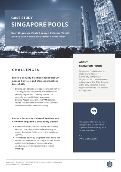 Case Studies — mamori.io