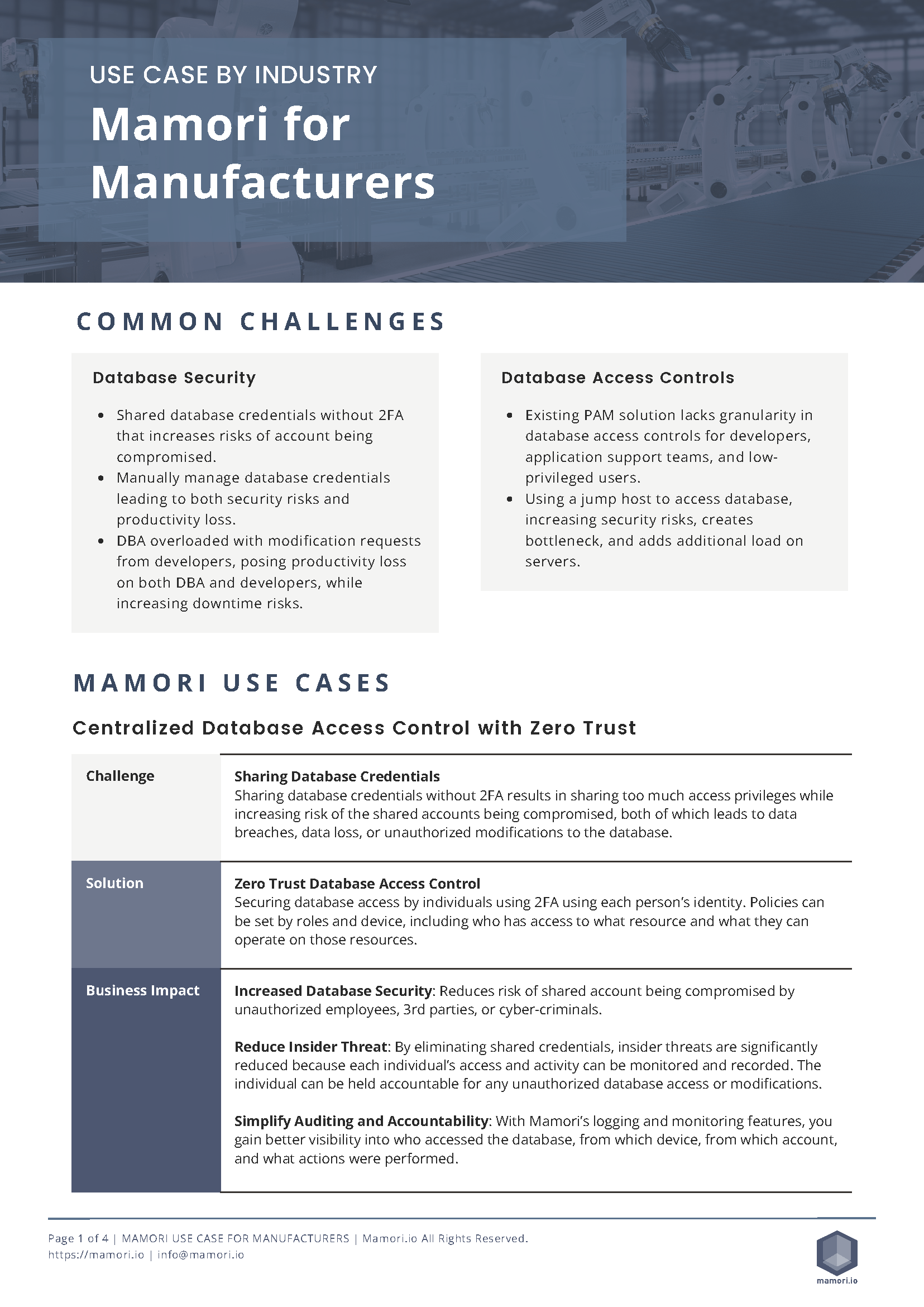 Case Studies — mamori.io