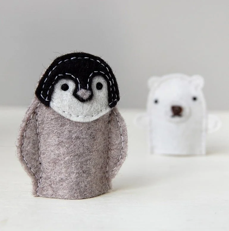 Make Your Own Finger Puppets - Craft Kit ~ Clara and Macy — Latitude 50 ...