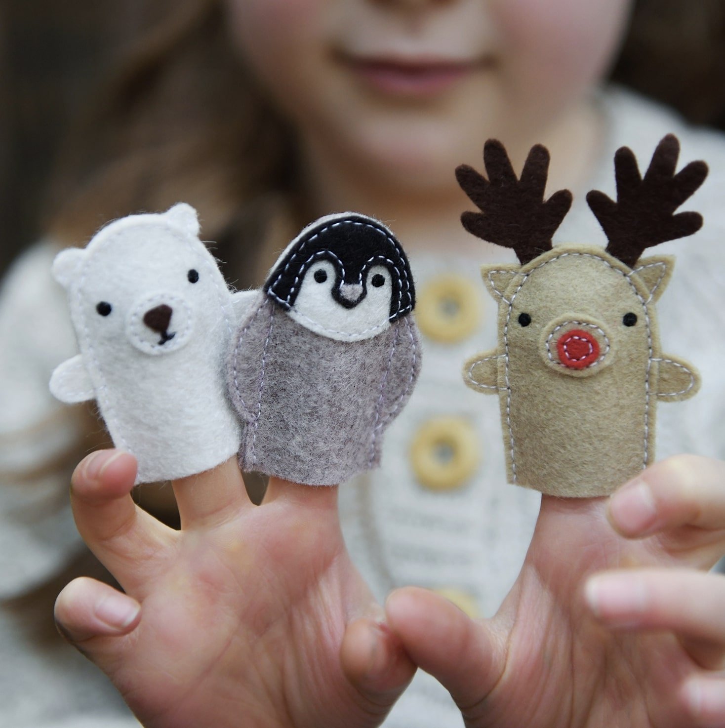Make Your Own Finger Puppets - Craft Kit ~ Clara and Macy — Latitude 50 ...