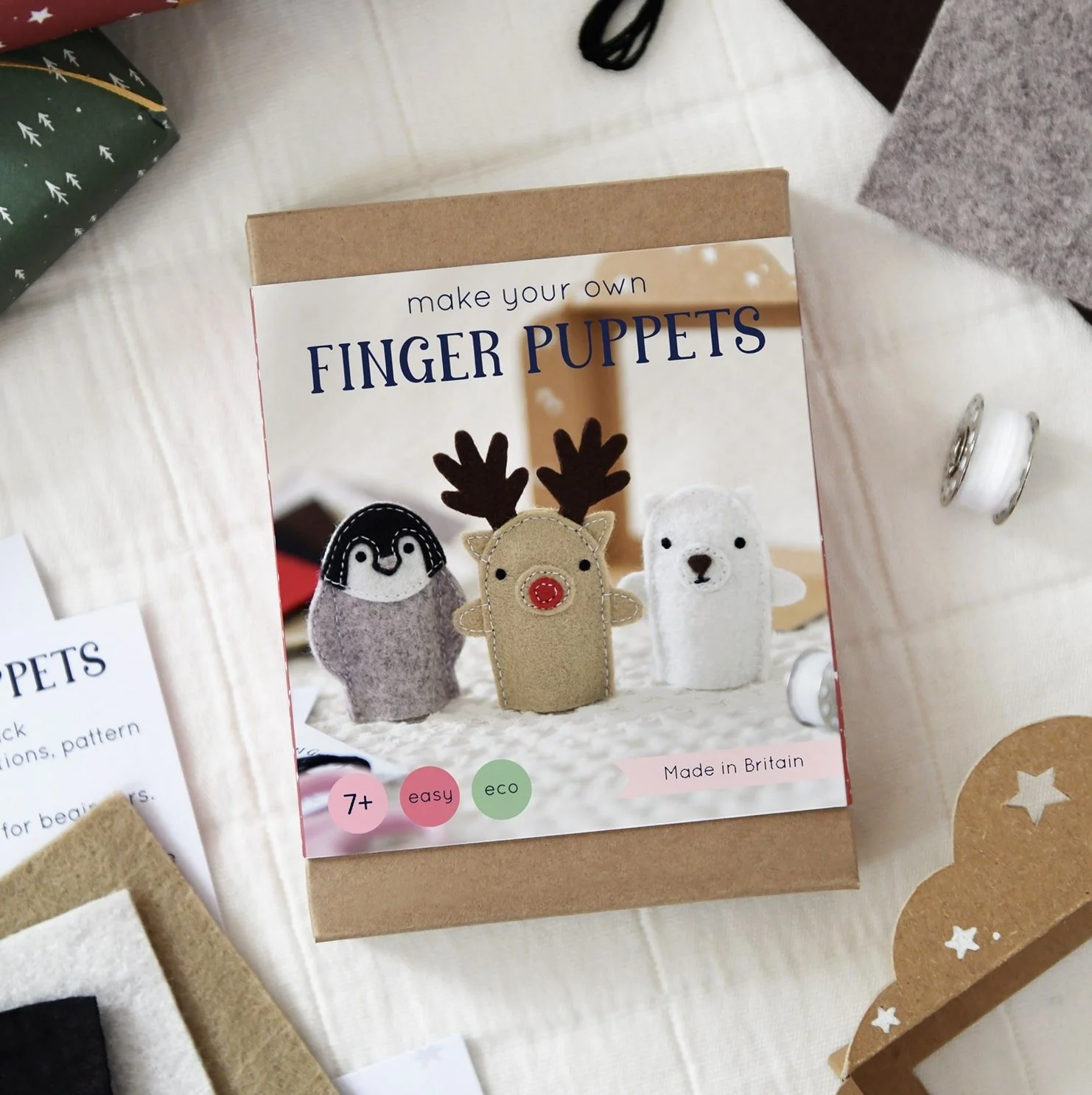 Make Your Own Finger Puppets - Craft Kit ~ Clara and Macy — Latitude 50 ...