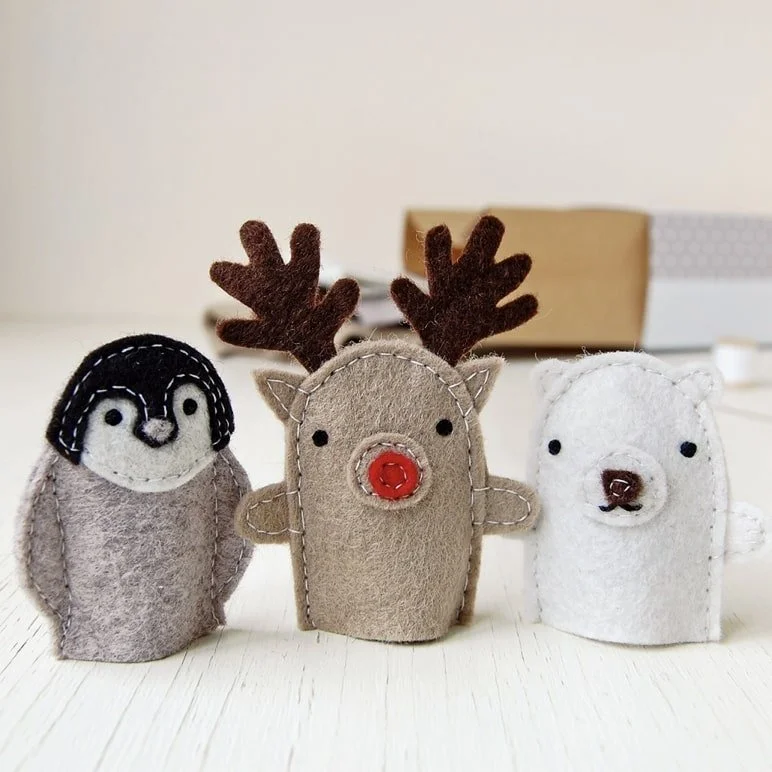 Make Your Own Finger Puppets - Craft Kit ~ Clara and Macy — Latitude 50 ...