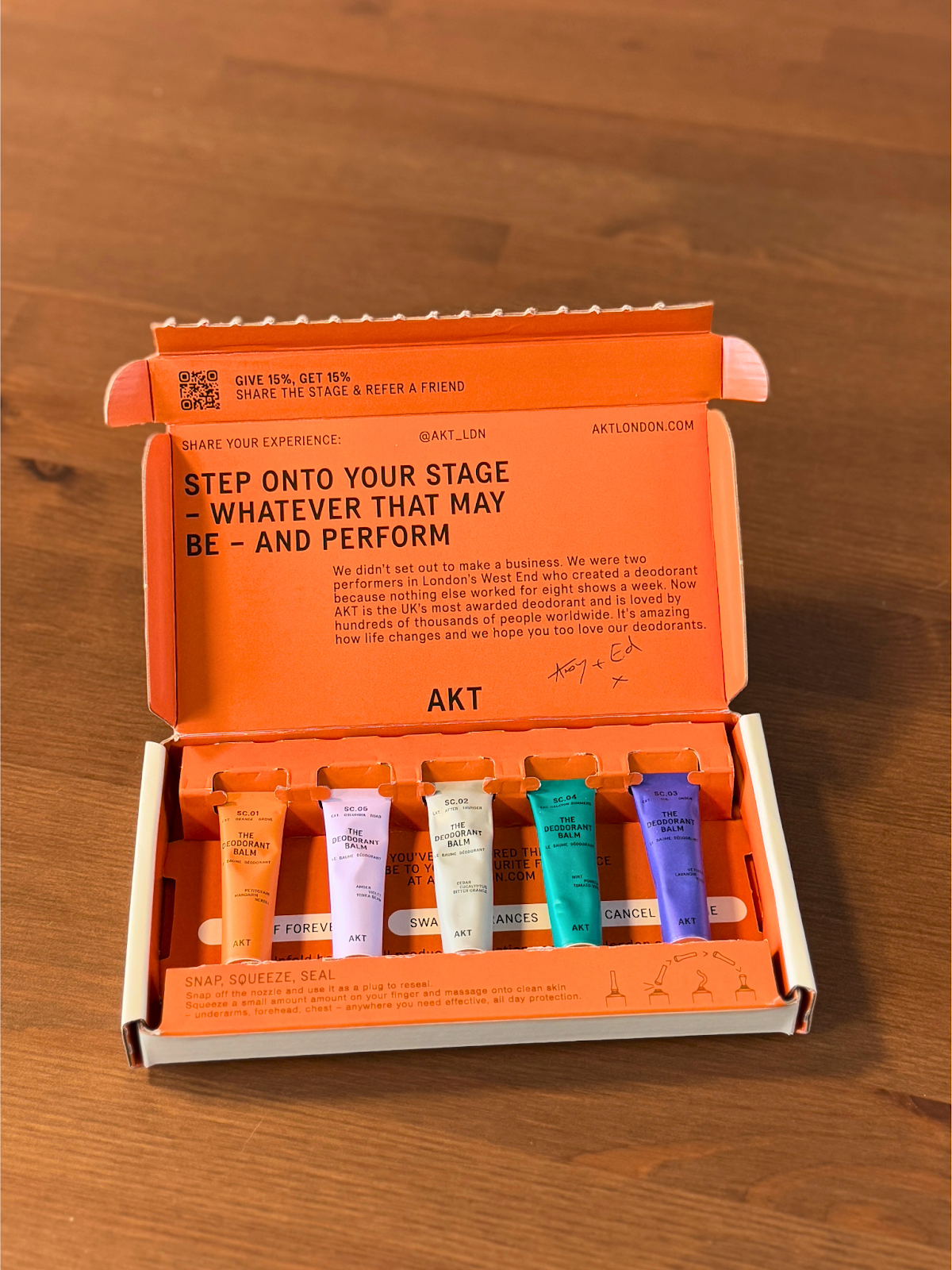 AKT London - Health & Beauty Sample Packaging Project — Odillo