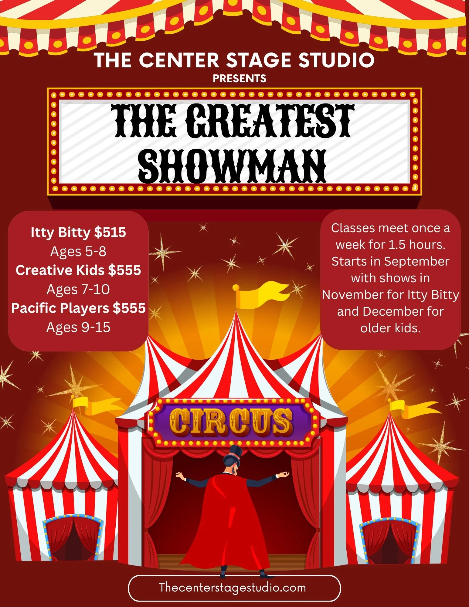 MUSICAL THEATER — The Center Stage Studio