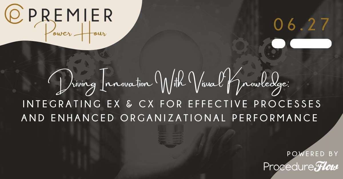 Driving Innovation With Visual Knowledge: Integrating EX & CX for Effective Processes and ...