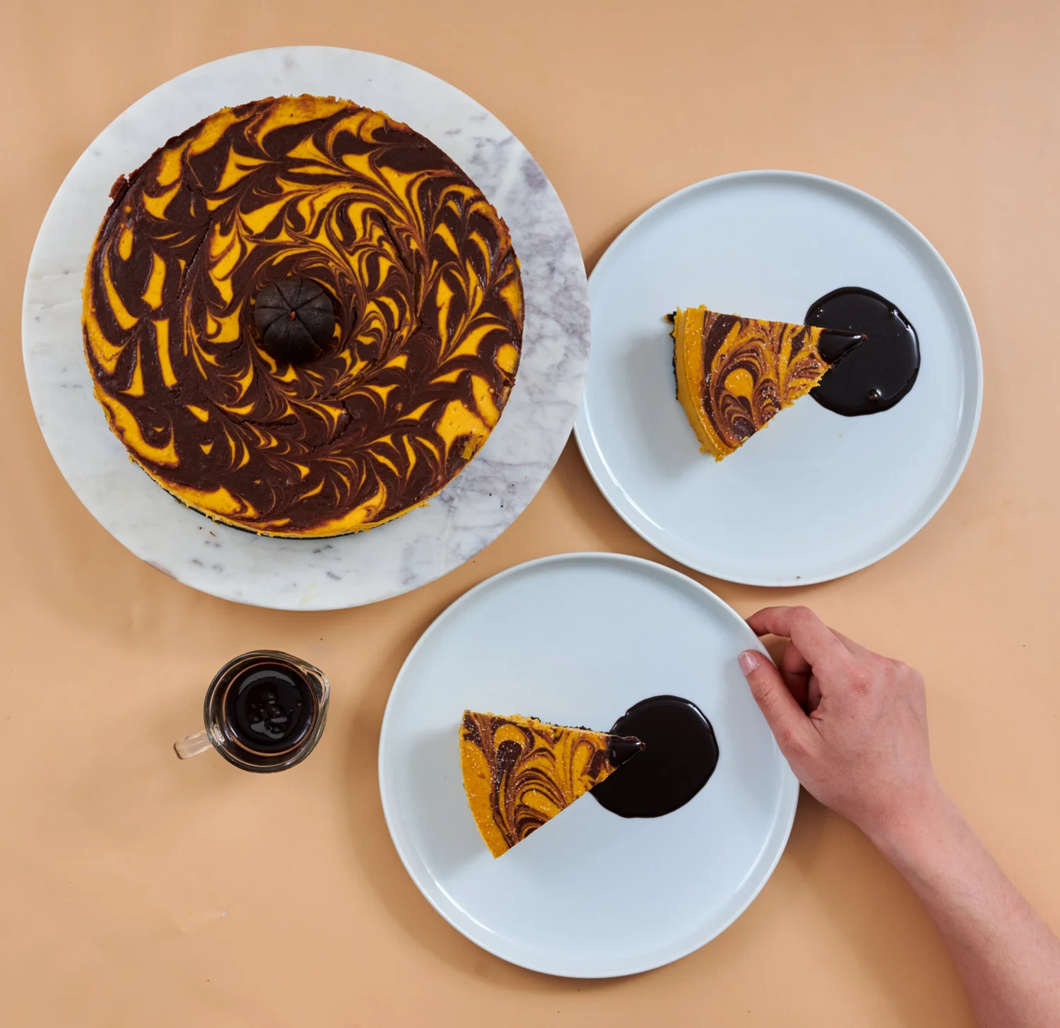Pumpkin Chocolate Swirl Cheesecake — Judy Doherty Food, CPG, Beverage ...