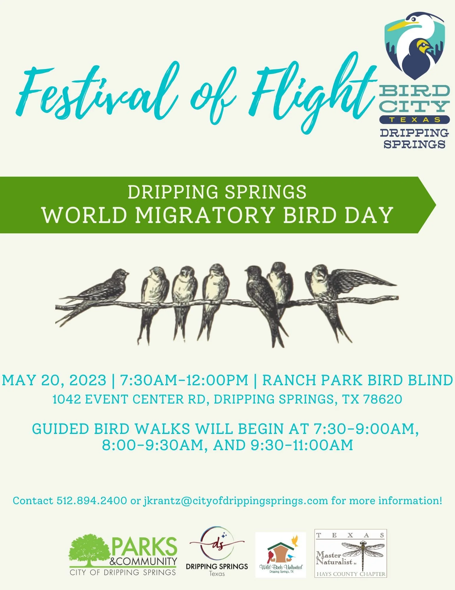 World Migratory Bird Day 2023 — Beautiful Hays County