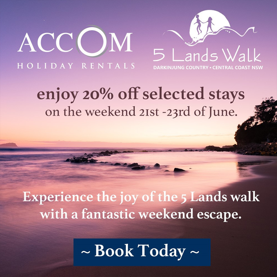 Accommodation — 5 Lands Walk | Darkinjung Country | Central Coast