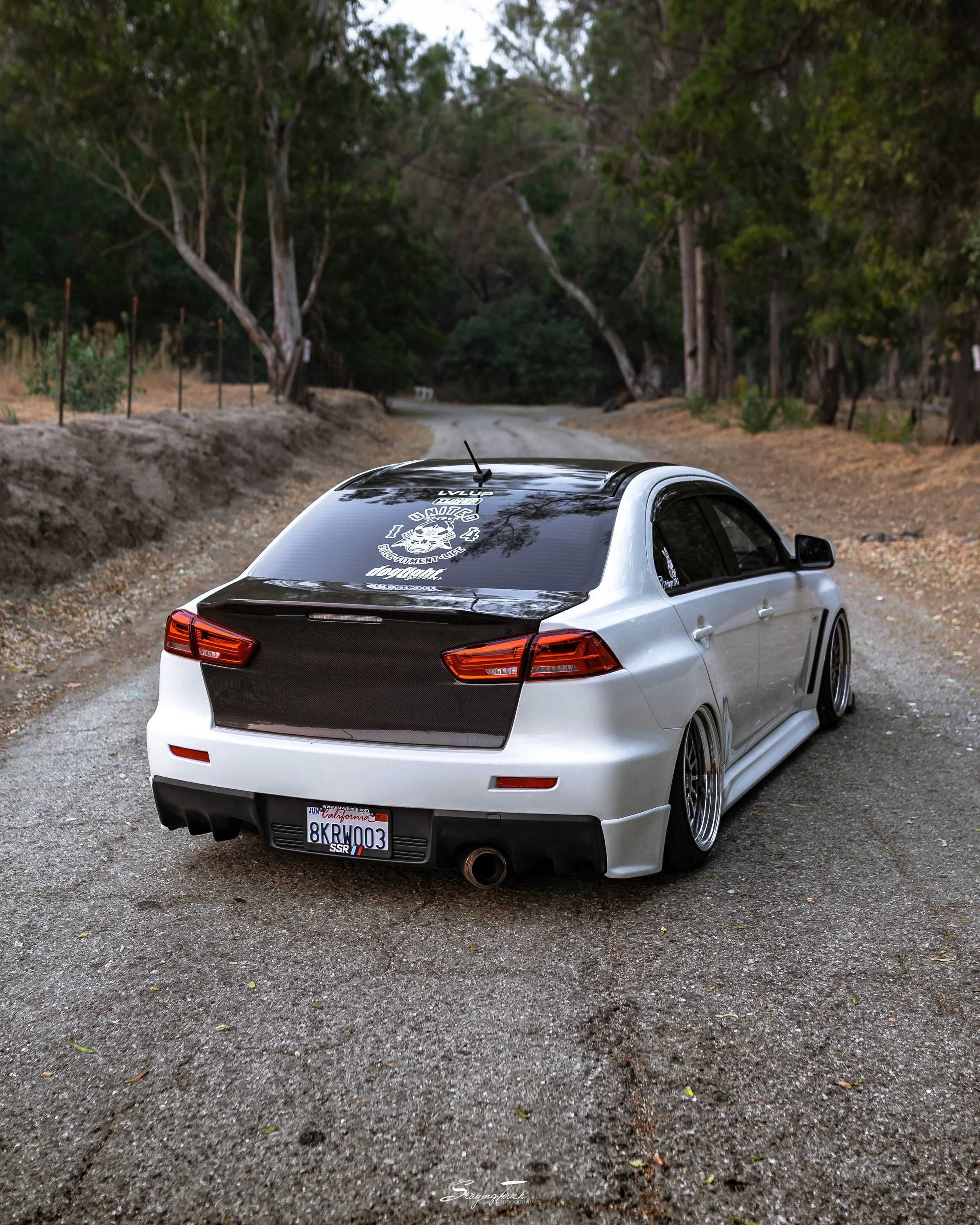 Stanced Evo X