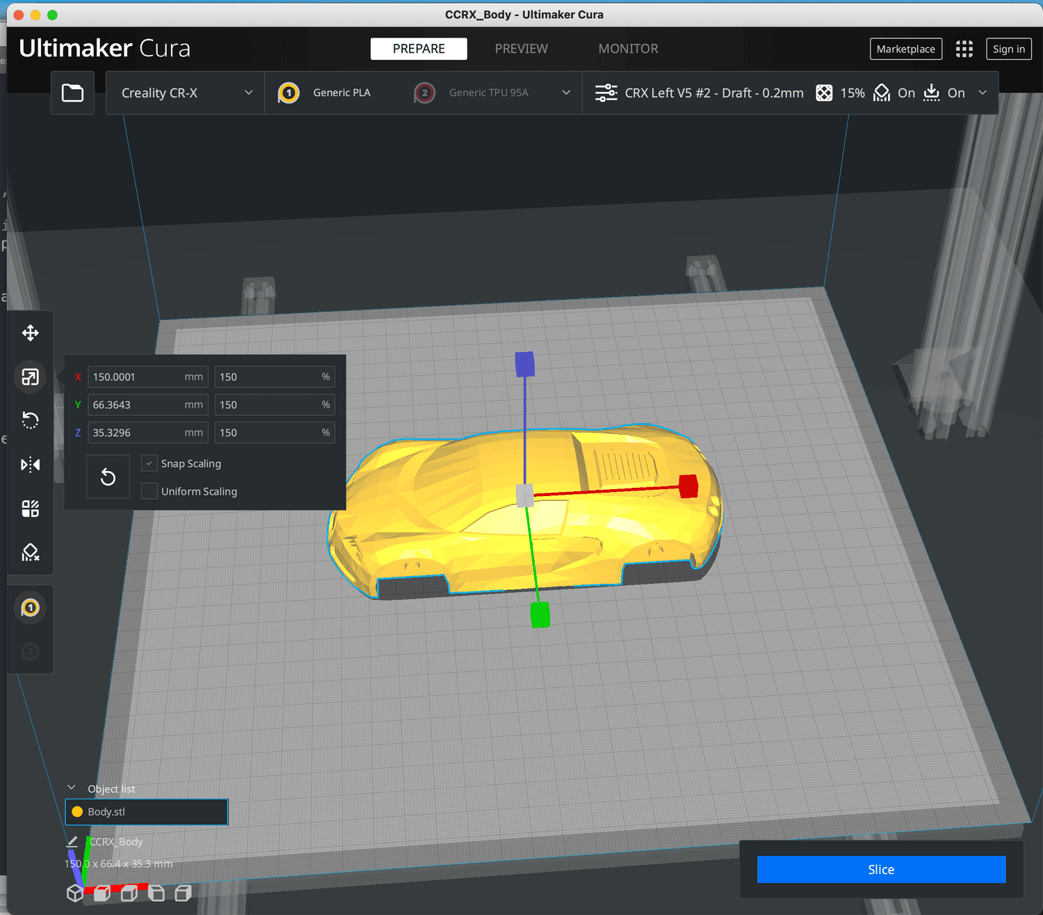 3D Printed Silk Bugatti Chiron — EFUGY