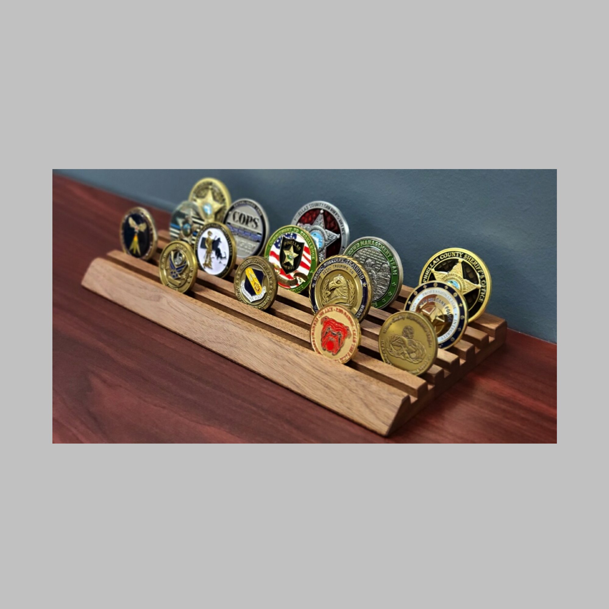 Multi-Tier Challenge Coin Holder — Seventeen76Flags