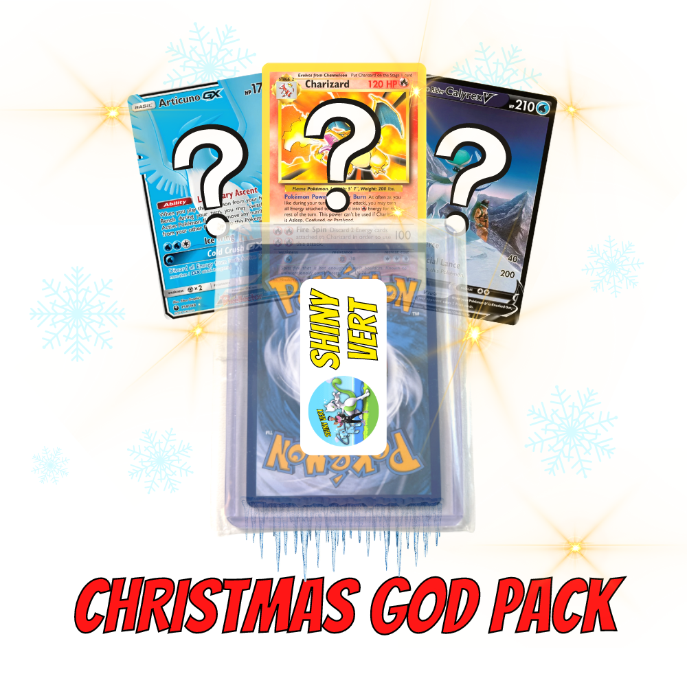 Full Art God Pack — Shiny Vert | Pokemon Mystery Packs | Sealed Pokemon ...