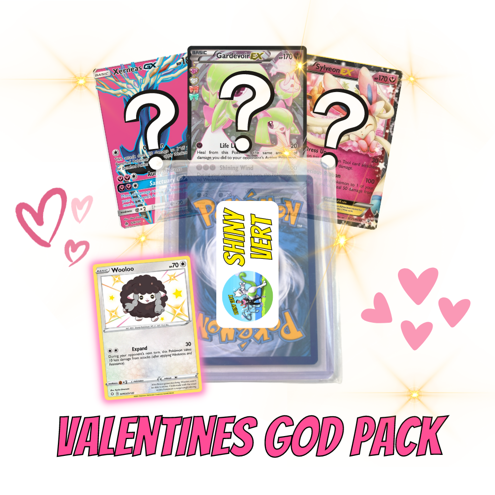 Full Art God Pack — Shiny Vert | Pokemon Mystery Packs | Sealed Pokemon ...