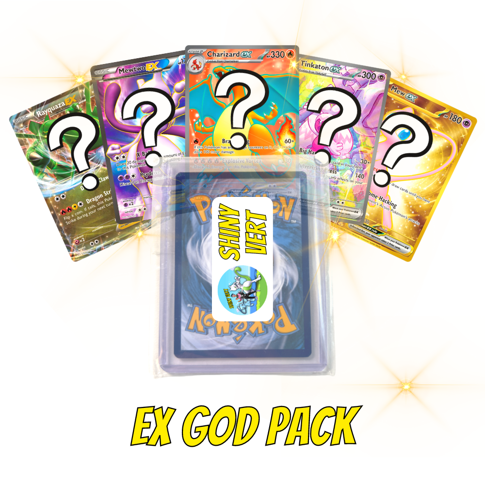 Full Art God Pack — Shiny Vert | Pokemon Mystery Packs | Sealed Pokemon ...