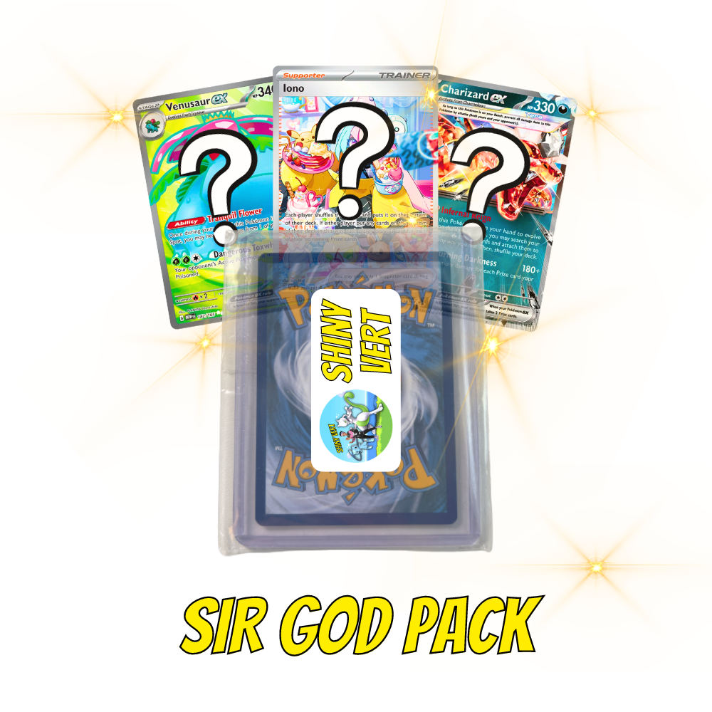 SIR God Pack — Shiny Vert | Pokemon Mystery Packs | Sealed Pokemon ...