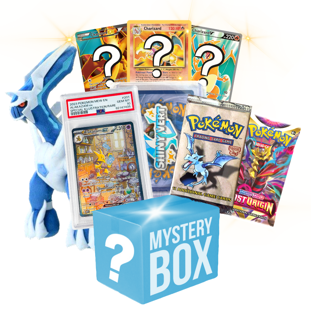 Pokemon Mystery God Box — Shiny Vert | Pokemon Mystery Packs | Sealed ...